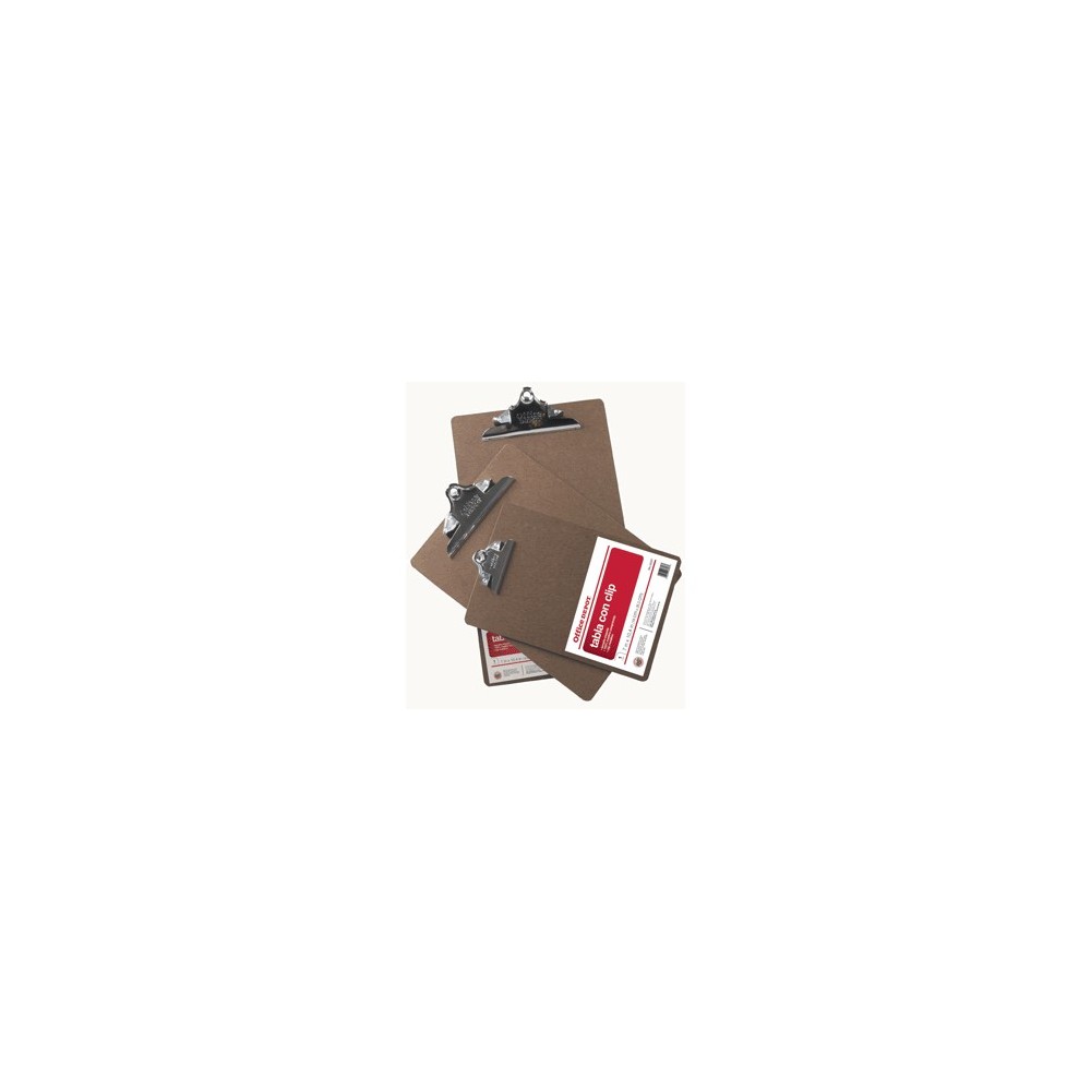 TABLA MADERA CON CLIP OFFICE DEPOT TAMANO CARTA